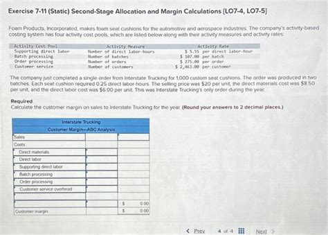 solved exercise 7 11 static second stage allocation and