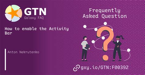 FAQ How To Enable The Activity Bar
