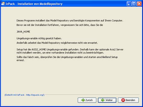 Eclipse Model Repository Installationsanleitung