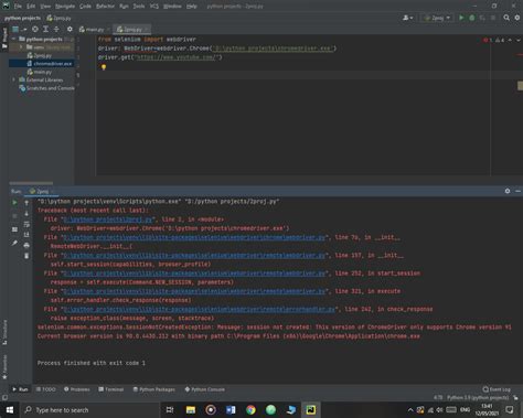 Selenium Chromedriver Is Not Workingpython Stack Overflow