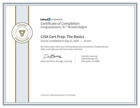 cisa cert the basics ppt