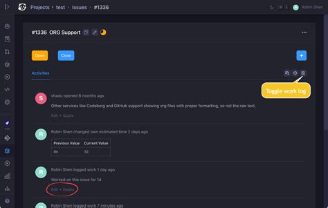 Working With Time Tracking Onedev Documentation