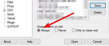 How To Automatically Close Putty Windows On A Network Issue Super User