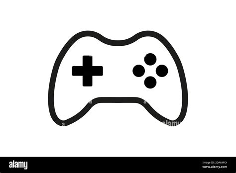 Minimal Gaming Symbol Stream Modern Games Wireless Controller Icon
