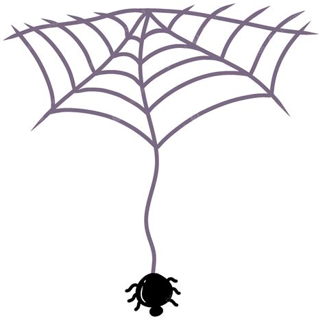 Purple Spider Web Clip Art