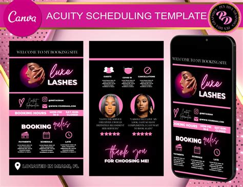Acuity Schedule Template Diy Acuity Template Squarespace Template