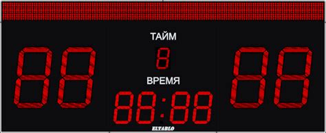 Табло для футбола ТС-1000х4_500х4_350х1_РБС-300-144х8e: купить по ...