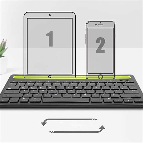 Wireless Bluetooth Lightweight Rechargeable Keyboard Cellphone Smart Devices Mobile