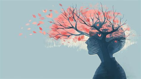 Visualizing Mental Wellness A Thought Provoking Representation Of Mental Well Being Stock