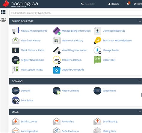 cpanel features website server control panel manager