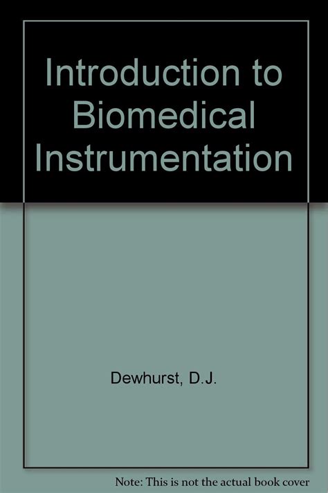 An Introduction To Biomedical Instrumentation Pergamon International Library Of Science