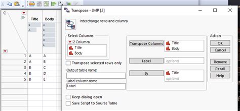 Solved Merge Rows Of Text Data Jmp User Community