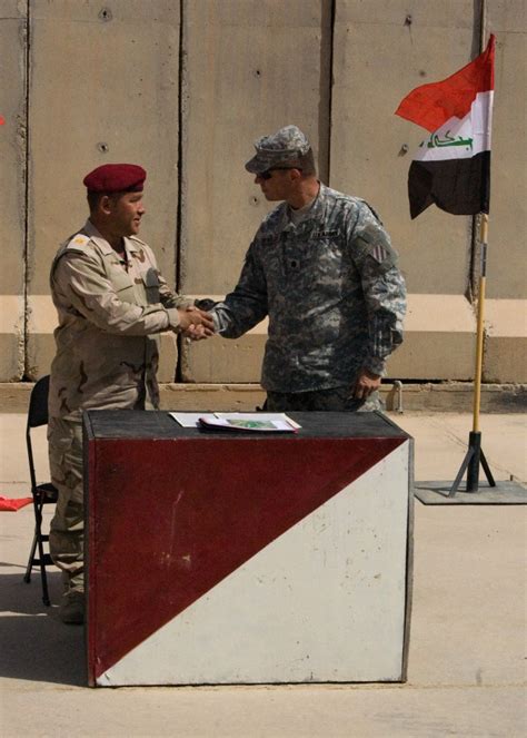 Iraqi Army Assumes Responsibility For Jss Heider Article The United
