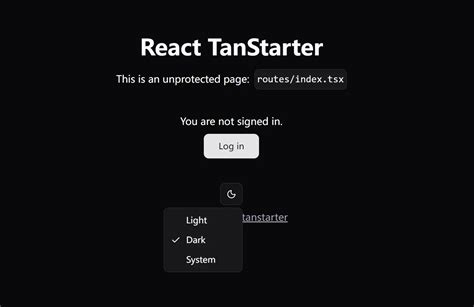 Minimal Tanstack Start Template With Better Auth React Tanstarter