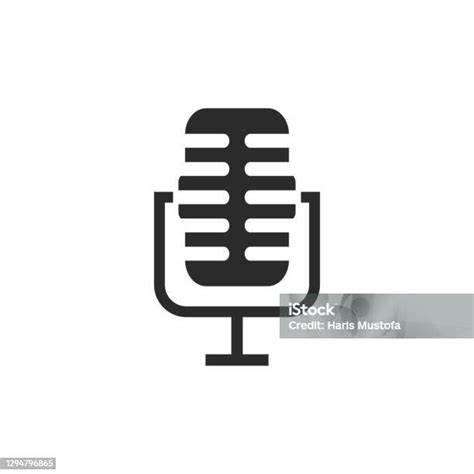 마이크 팟 캐스트 아이콘 디자인 템플릿 벡터 격리 된 그림 0명에 대한 스톡 벡터 아트 및 기타 이미지 0명 공연 노래방