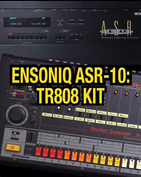 Ensoniq Asr 10 Tr808 Kit Tonelab