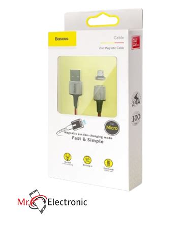 Micro Usb Baseus Zinc Magnetic Cable A M Red Mr Electronic Phone Computer Parts