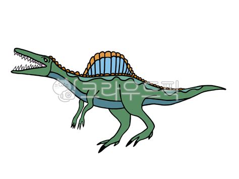 공룡 공룡일러스트 스피노사우루스 스피노사우루스일러스트 유아미술 사진 이미지 일러스트 캘리그라피 Jhsarah작가