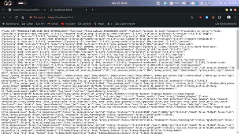 Install Kong With A Database And Custom Values Using Helm By Fetching