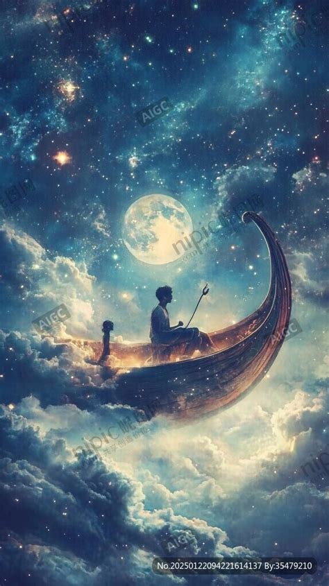 ai创作图梦幻唯美童话童年美梦 幻想梦境插画 梦幻儿童插画超治愈 蓝月夜梦幻唯美奇幻 二次元梦幻插画 梦幻场景插画 梦幻儿插插画 梦幻图片大全