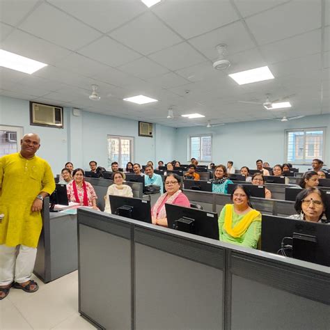 workshop on ms excel besc the bhawanipur education society college