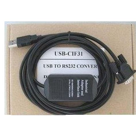 cable convertidor de programación usb cif31 usb rs232 para plc cs1w