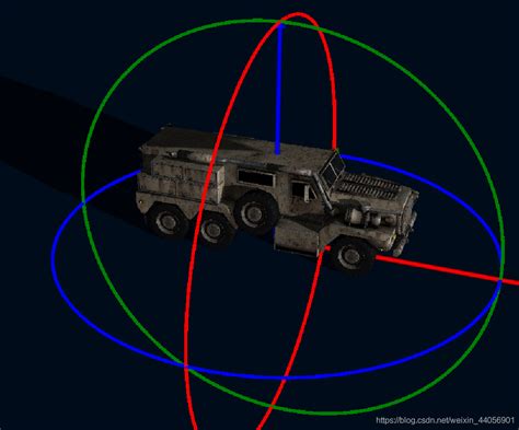 cesium 自定义箭头坐标轴 圆坐标轴（一） cesium 坐标轴 拖拽 旋转模型 csdn博客