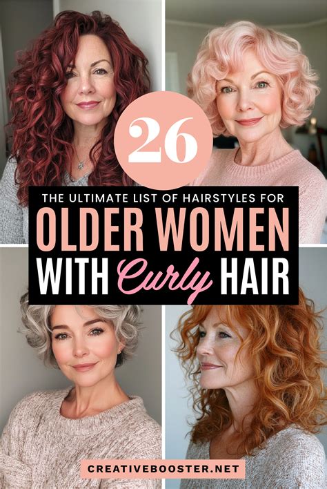 25 Surprisingly Amazing Hairstyles For Older Women With Curly Hair