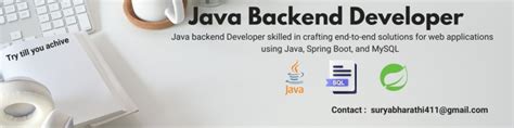 surya a java developer embware technologies and components linkedin