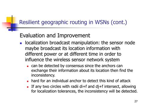 Ppt Secure Routing In Wsns And Vanets Security Improved Geographic