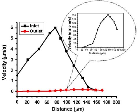 Computed Flow Velocity Of The Dantec Software Based On The Flow Of The