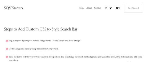 How To Add Custom Bullets In Squarespace 70 And 71 — Sqsp Starter