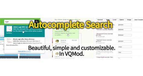 OpenCart Autocomplete Search