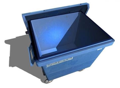 Garbage Container Free 3d Model 3ds Obj Dae Blend Fbx Mesh Dxf