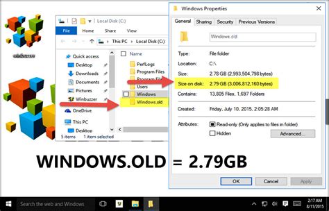 After Upgrading To Windows 10 How To Delete The Windowsold Folder And To Save Gigabytes Of