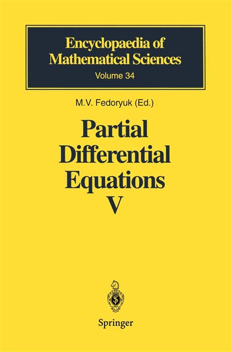 Partial Differential Equations V Asymptotic Methods For Partial Differential Equations