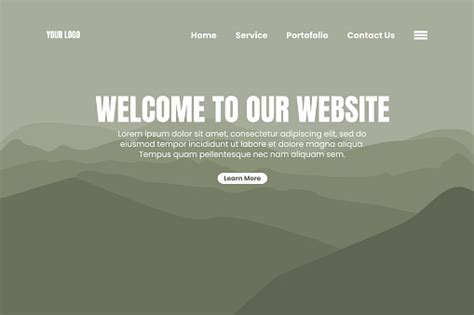 탐험 산의 방문 페이지 템플릿 산악 풍경 웹 사이트 및 모바일 웹 사이트에 대한 웹 페이지 디자인의 현대적인 평면 디자인 개념 쉽게 편집하고 사용자 정의 할 수 있습니다