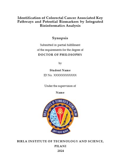 Phd Thesis Submission Process