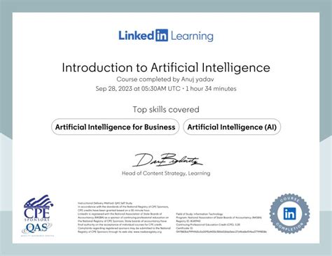 Anuj Yadav On Linkedin Certificate Of Completion