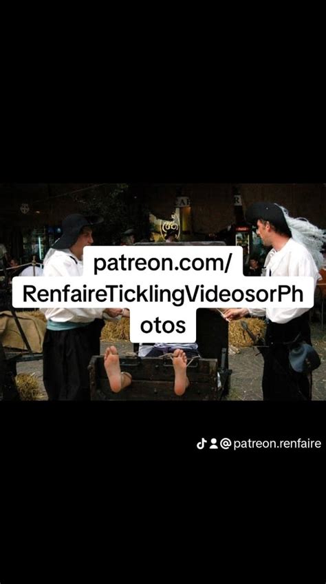 Feet Tickle Renfaire Challenge Foot Tickling Fetish Medieval Stock