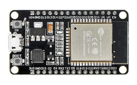 Esp32 Wifi Bluetooth Esp Wroom 32 Z Listwami Goldpin Wlutowanymi