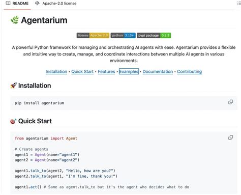 🌟 agentarium a python framework that makes it easy to create and
