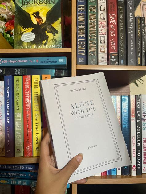 AUTHENTIC INDIAN COPY Alone With You In The Ether By Olivia Blake On Carousell