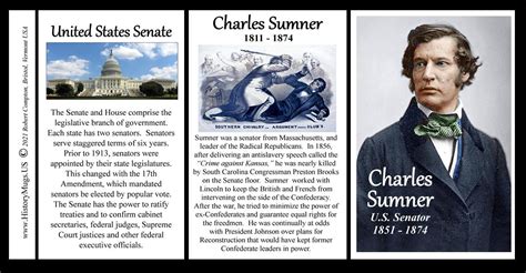 1851 1874 Us Senator Charles Sumner