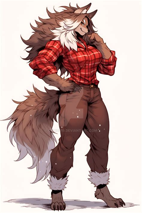 Beefy Female Werewolf Closed By Chrisd19 On Deviantart
