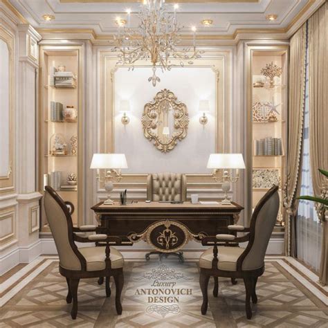 Дизайн Кабинета ⋆ Элитный дизайн интерьера в Астане Антонович Дизайн Дизайн офисного