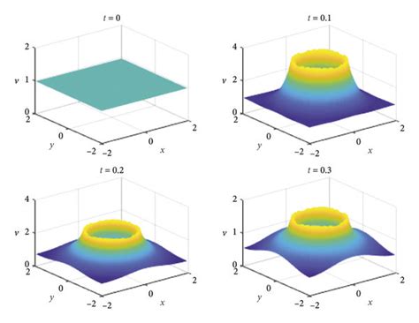 Numerical Solution And Turing Pattern Of Experiment 2 With Initial
