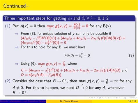 Fractional Programming A Tool For Optimization Ppt