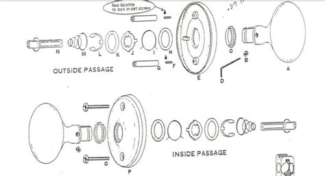 Emtek Door Knob Parts Diagram