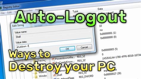 Auto Logout Ways To Destroy Your PC YouTube